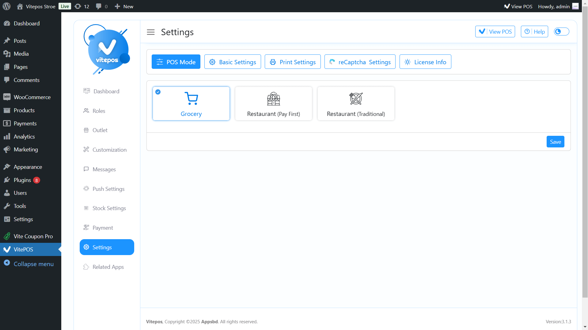 Set WooCommerce Order Status - VitePOS